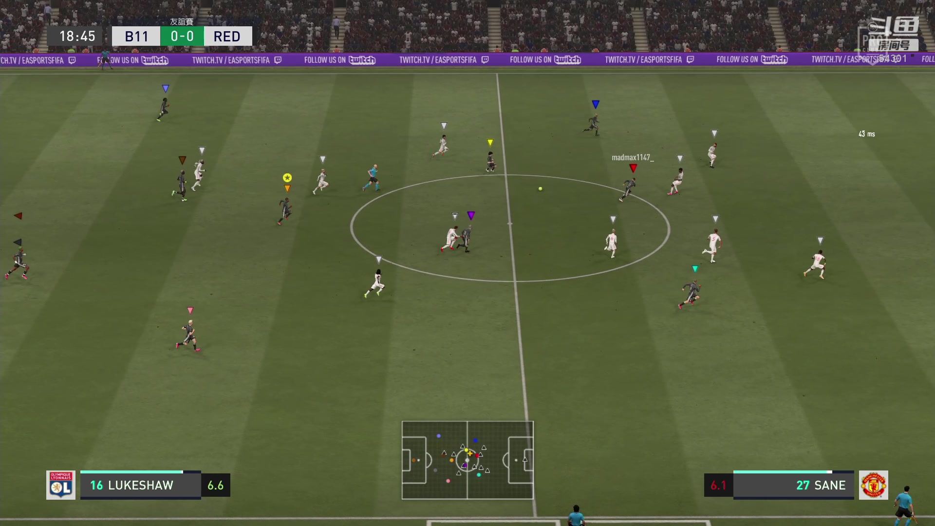 CNFPL-中国区-FIFA21-超级联赛第二十六轮 B11 VS RED_哔哩哔哩_bilibili