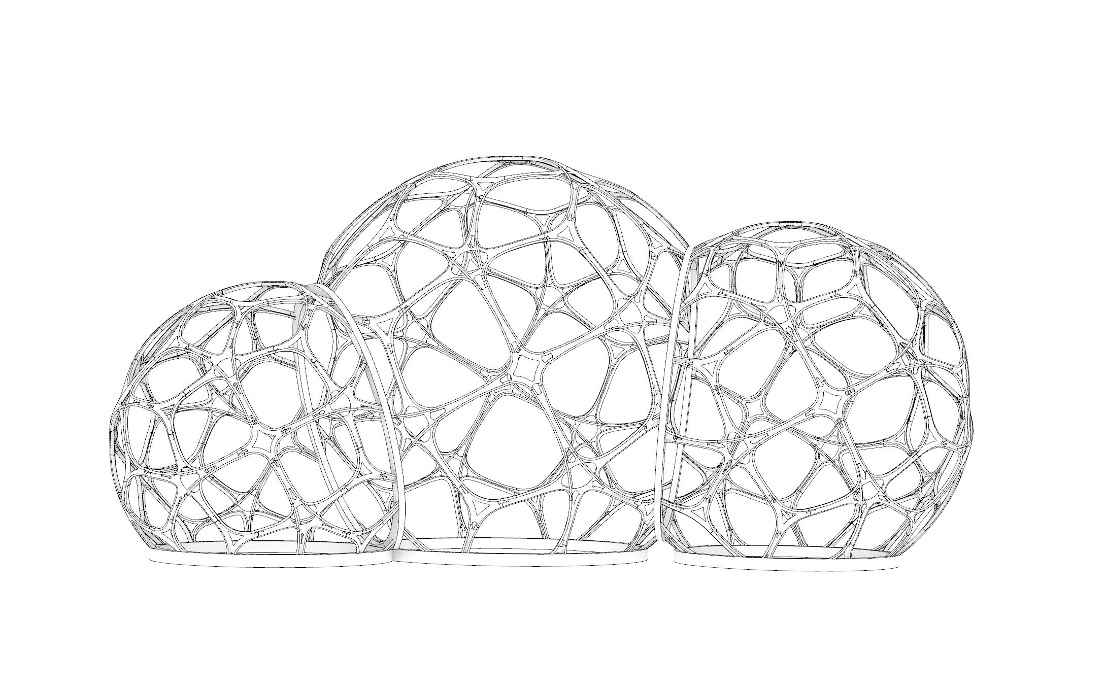 [The Amazon Spheres穹顶钢结构骨架-从数字化设计到数字化加工与 - 哔哩哔哩
