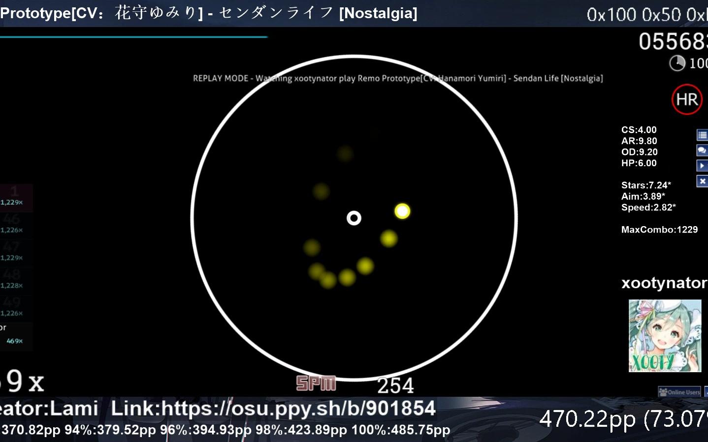 xootynator | 626pp 99.70%FC +HDHR #2Ranked // Sendan Life [Nostlgia]_哔哩 ...