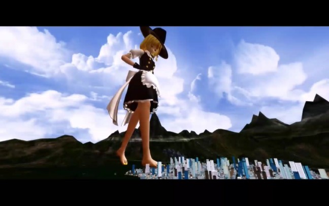 【MMD】giantess growth_哔哩哔哩_bilibili