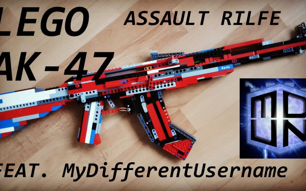 Lego AK-47 Assault Rifle [feat. MyDifferentUserName]_哔哩哔哩_bilibili