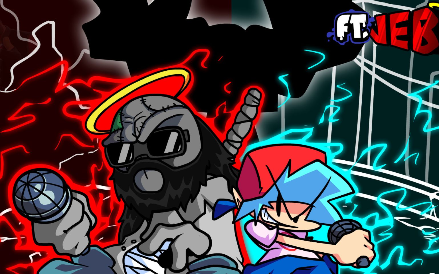 [FNF]vs jeb v2!!（那个男人又回来啦！）_音游热门视频