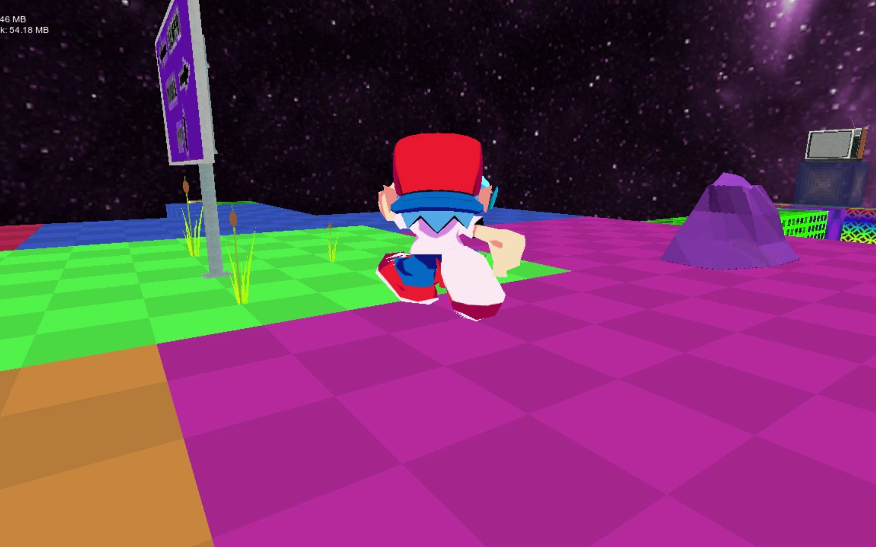 FNF模组 3D Senpai rose更新