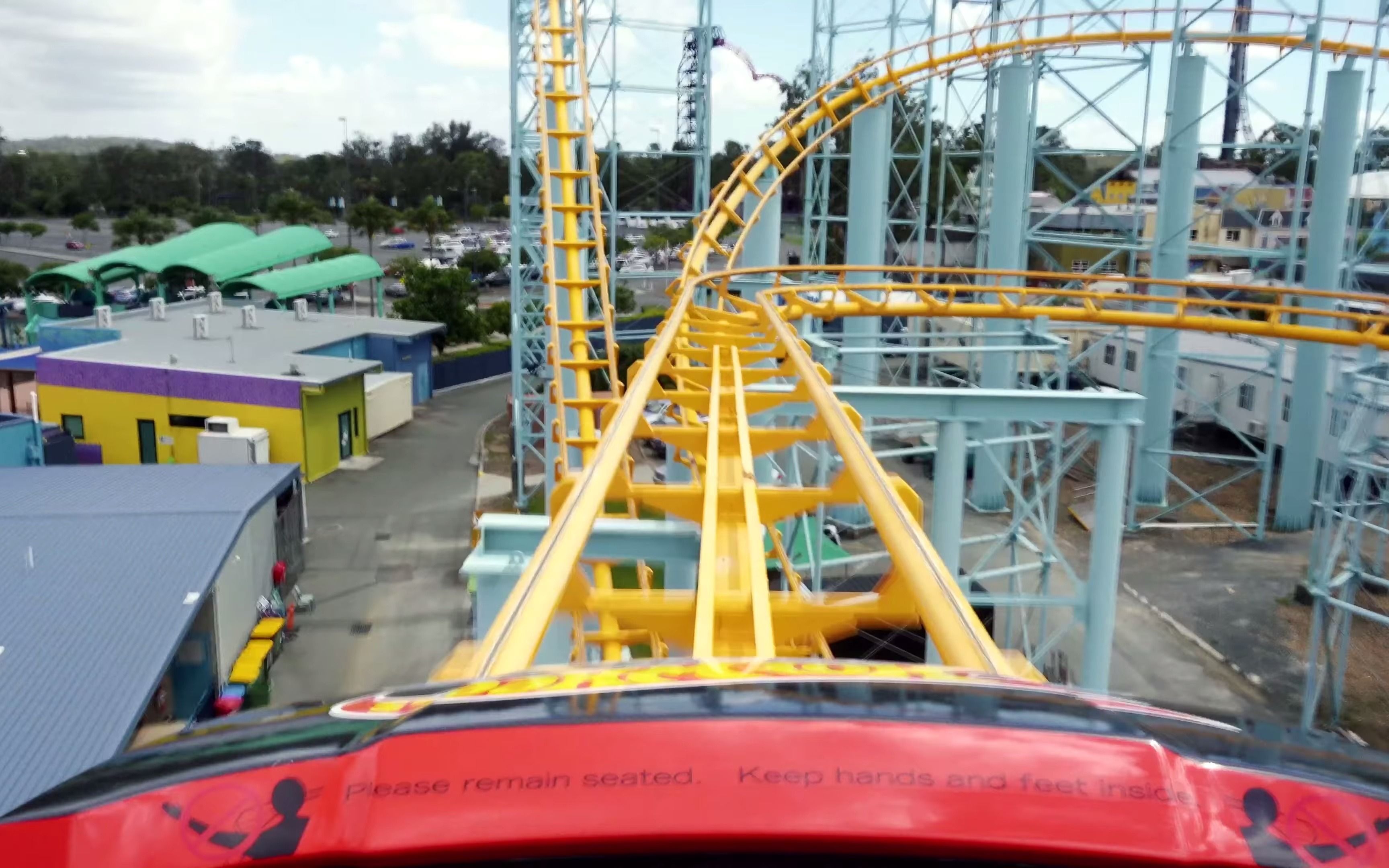 【4K】第一视角：黄金(Gold Coaster)过山车|澳大利亚黄金海岸梦幻世界游乐园|OurWorlds_哔哩哔哩_bilibili