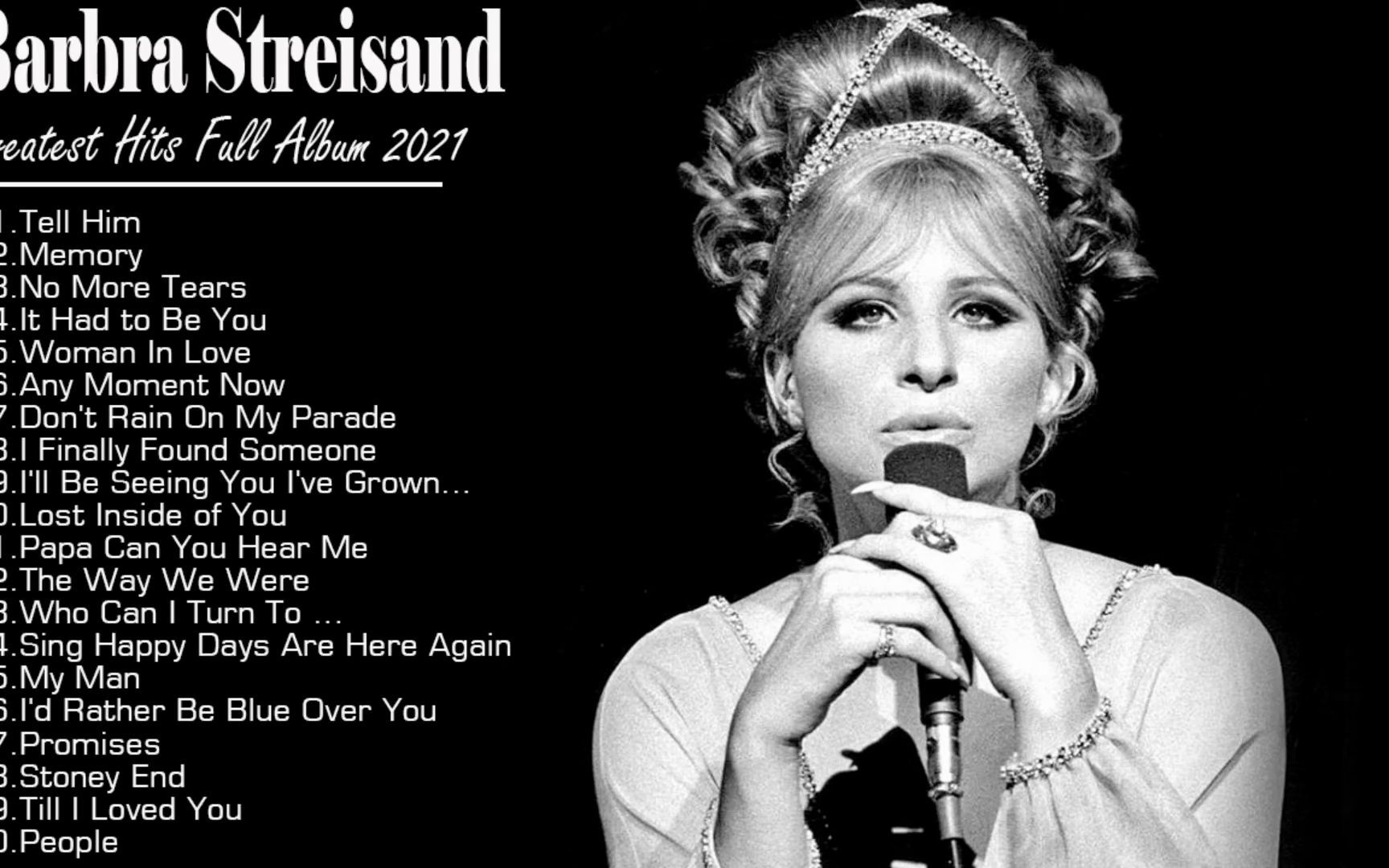 芭芭拉史翠珊 金曲经典合集 Best Songs Of Barbara Streisand_哔哩哔哩_bilibili