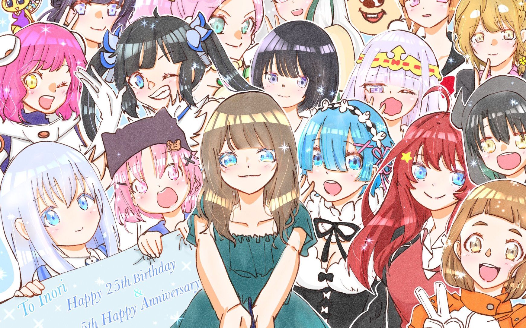 【水濑祈】awsl！这个女人该死的甜美！（生日快乐！）_哔哩哔哩_bilibili