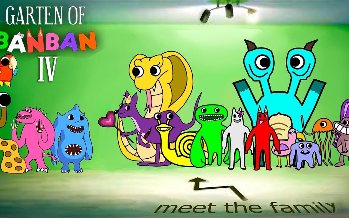 Garten of Banban 4 - ALL NEW BOSSES + Ending (Gameplay )