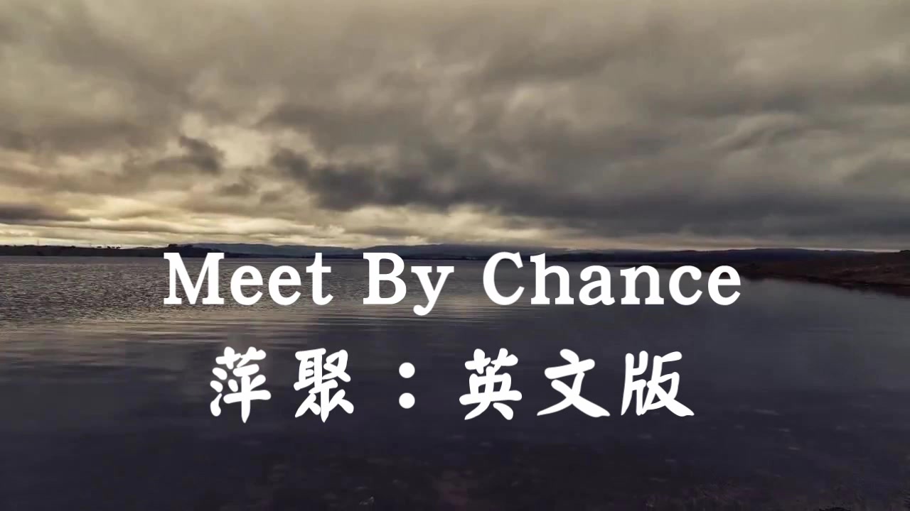 萍聚-英文版 Meet By Chance 中英字幕_哔哩哔哩_bilibili