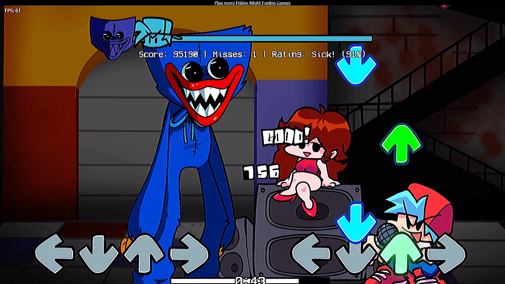 FNF vs Huggy Wuggy mod_音游热门视频