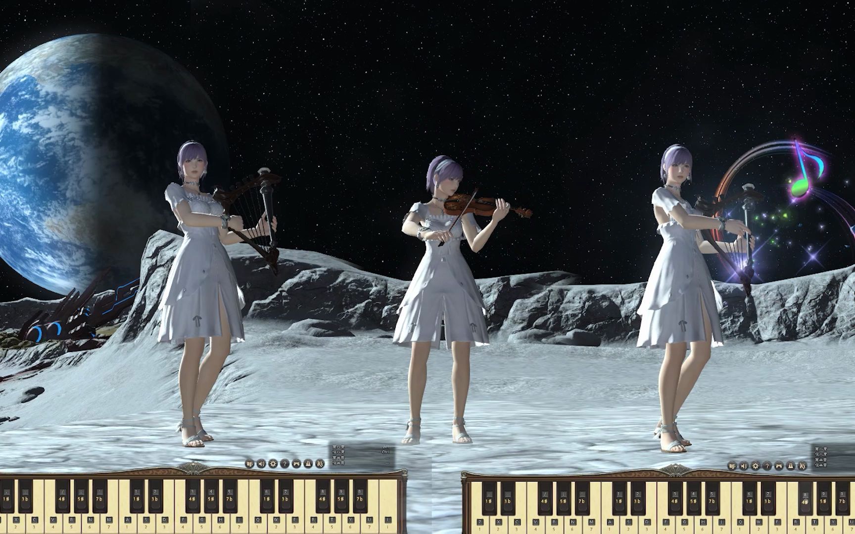 【FF14演奏】6.0你一定有被这首bgm感动过_哔哩哔哩_bilibili