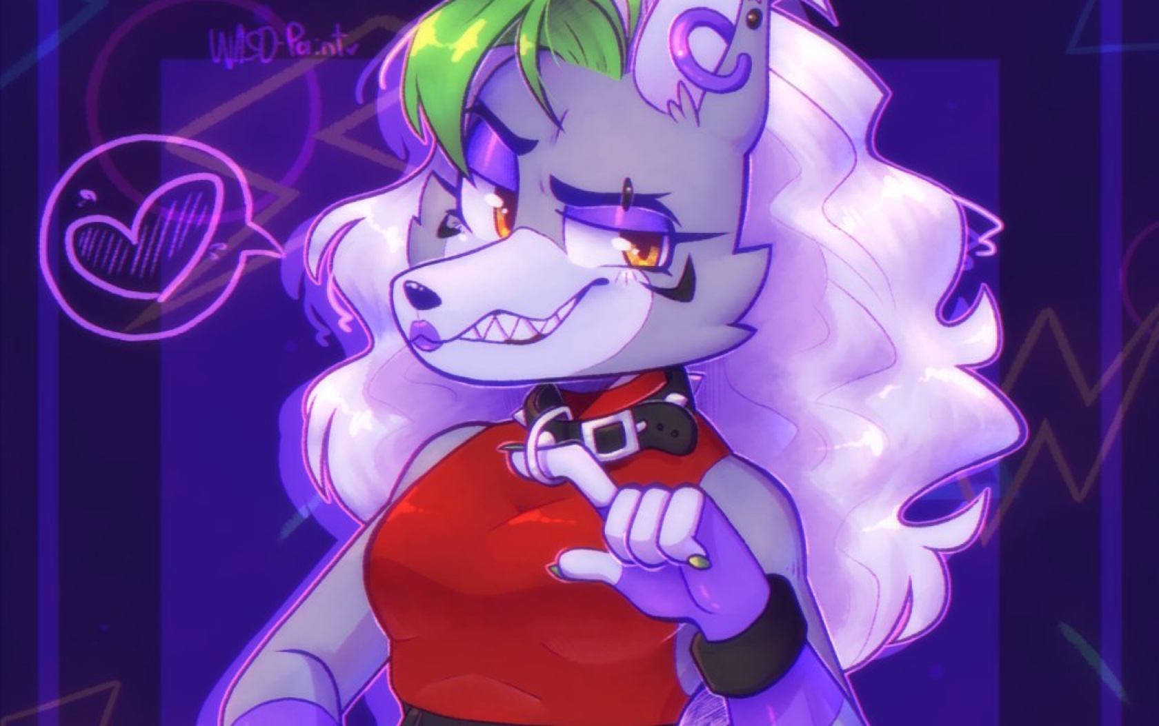 【FNAF同人图合集】RoxanneWolf～Roxanne_哔哩哔哩_bilibili