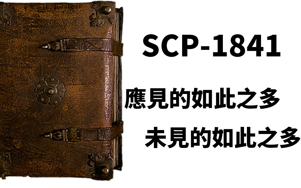 【SCP基金會】SCP 1841 應見的如此之多，未見的如此之多_哔哩哔哩 (゜-゜)つロ 干杯~-bilibili