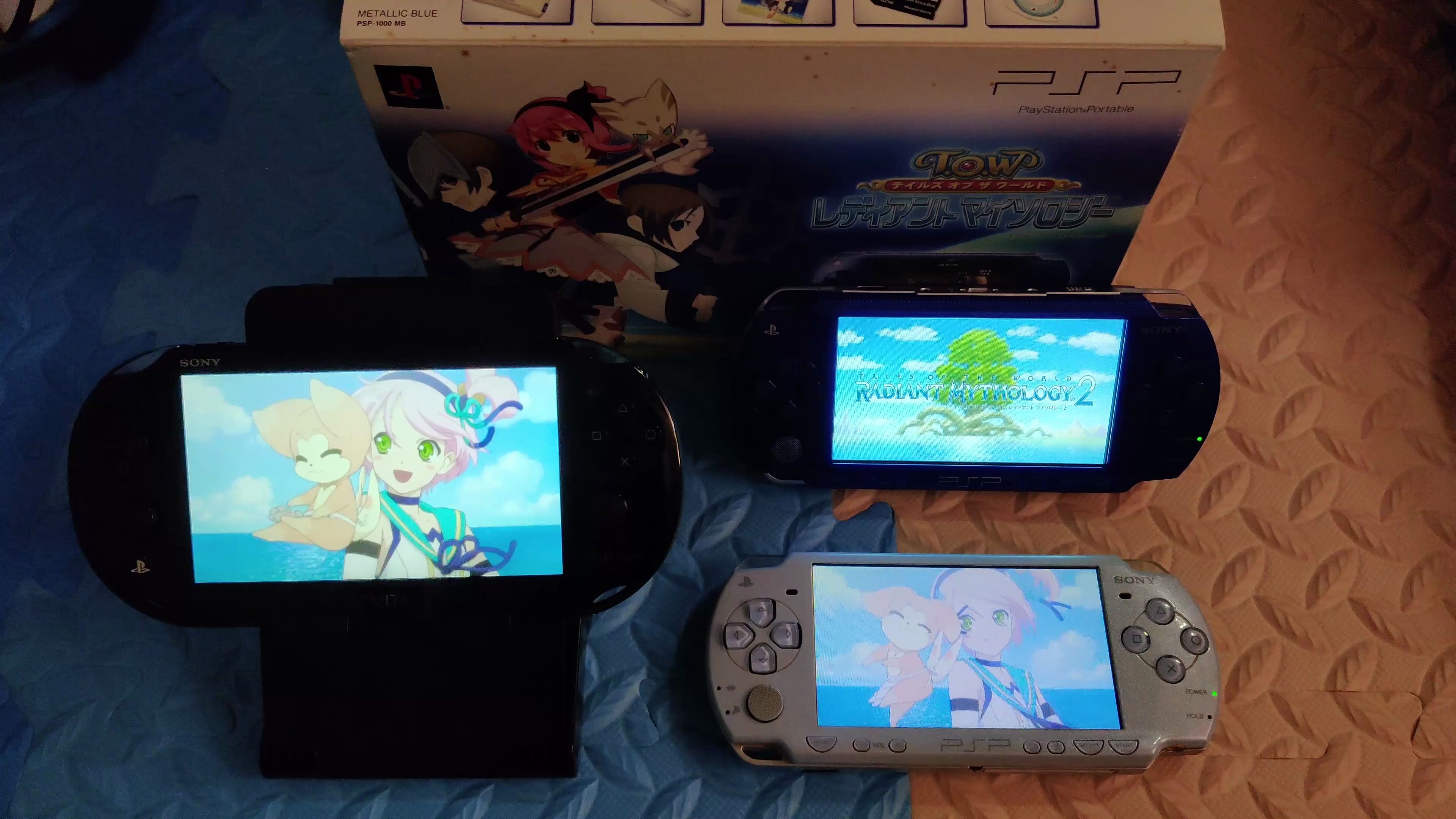 PSP改装IPS屏，对比PSP2000和PSV2000_哔哩哔哩_bilibili