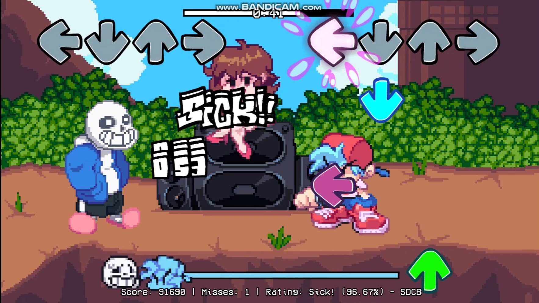 FNF优质mod：a beautiful day outside_哔哩哔哩bilibili