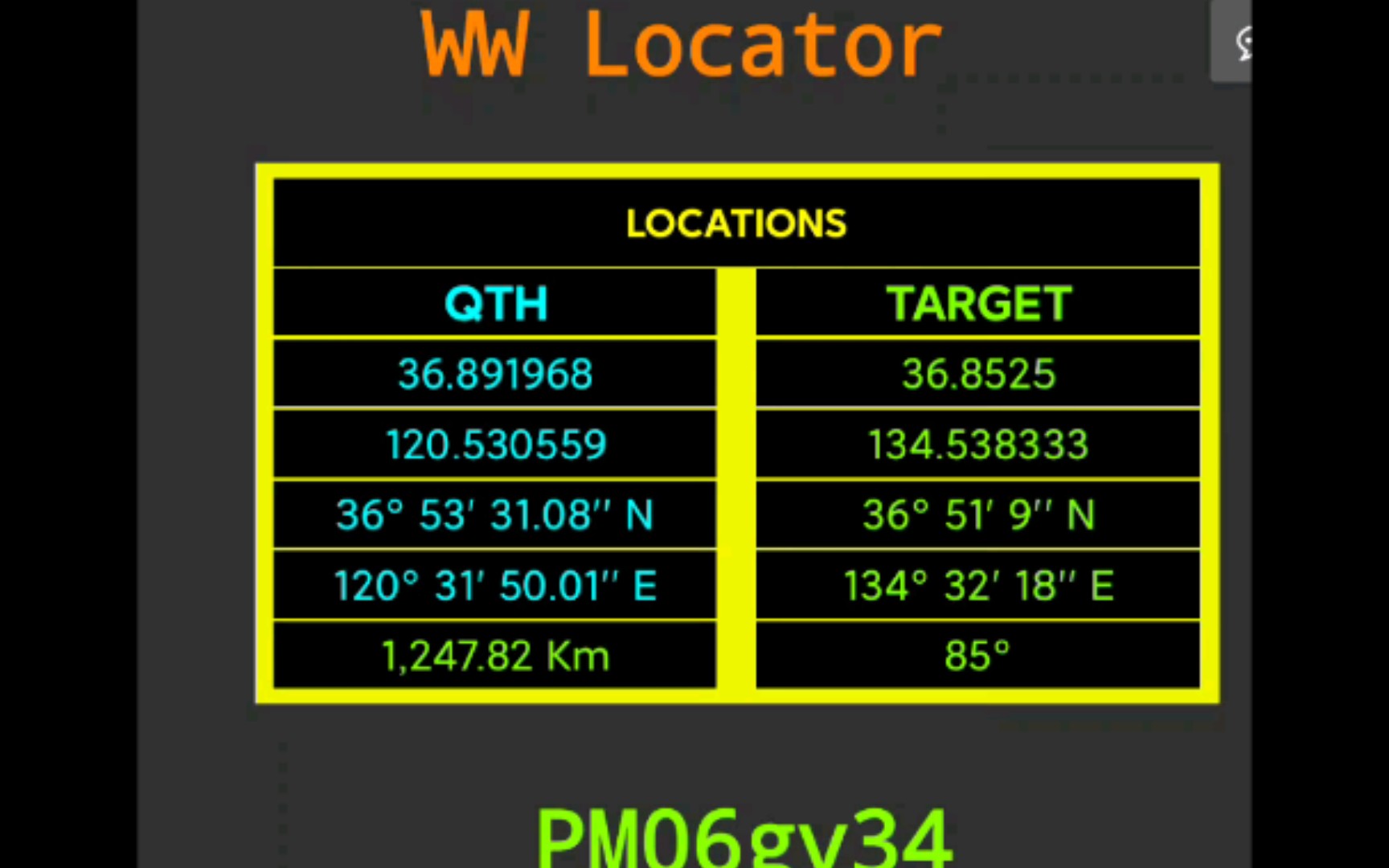 业余无线电安卓应用之HAM QTH Locator（梅登海德网格查询软件）_哔哩哔哩_bilibili