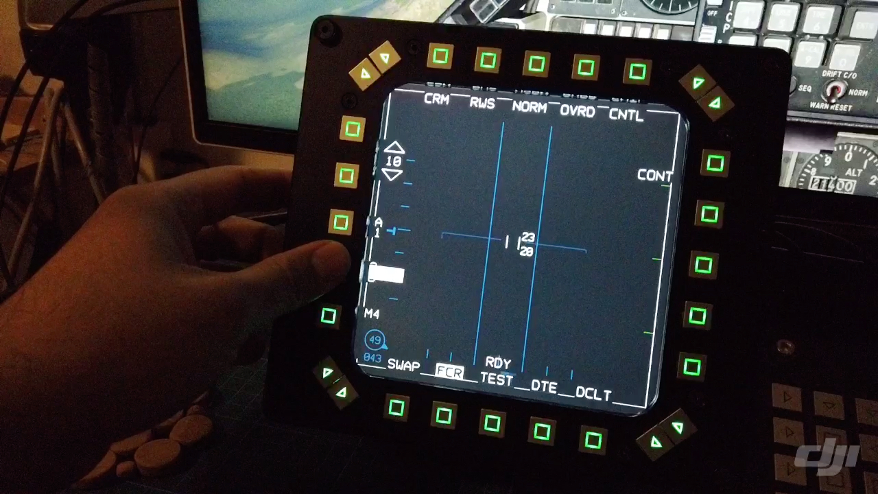 DCS F-16/FA-18C通用 MFD 测试_哔哩哔哩_bilibili