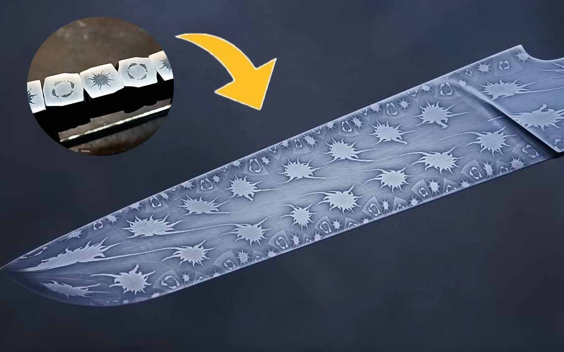 用工业废料制作一把大马士革钢短刀，技艺太高超了！-复古锻造shurap-复古锻造shurap-哔哩哔哩视频