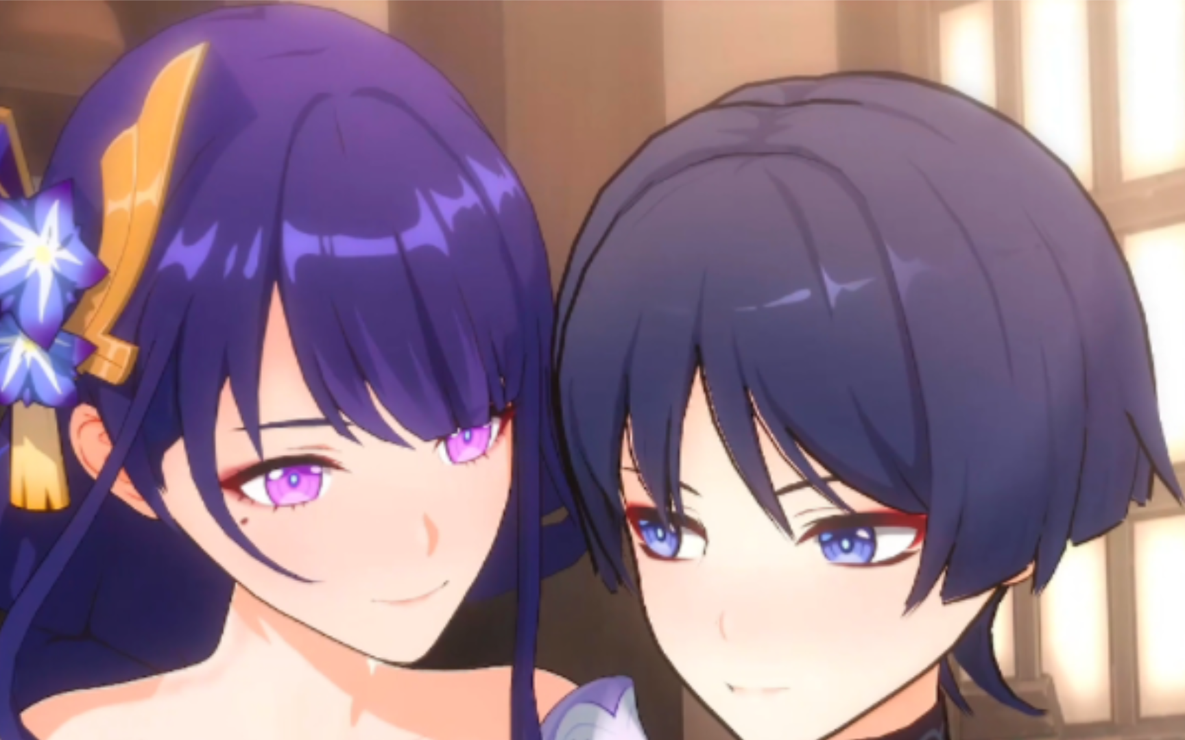 [240419][PastaPaprika] Raiden Ei x Scaramouche ANIMATION (HD)巴尔&流浪者 ...