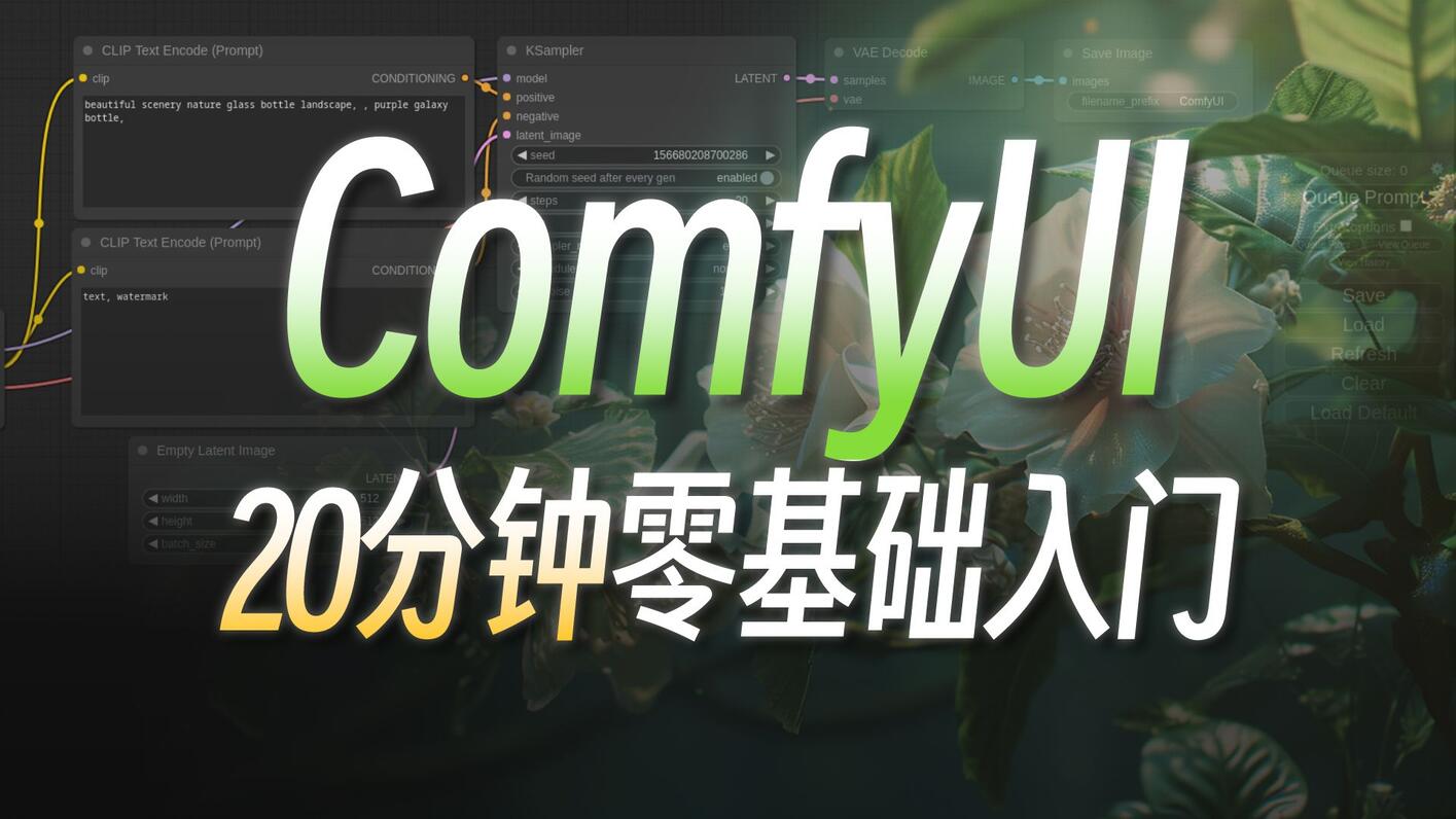 ComfyUI全球爆红，AI绘画进入“工作流时代”？做最好懂的Comfy UI入 - 哔哩哔哩