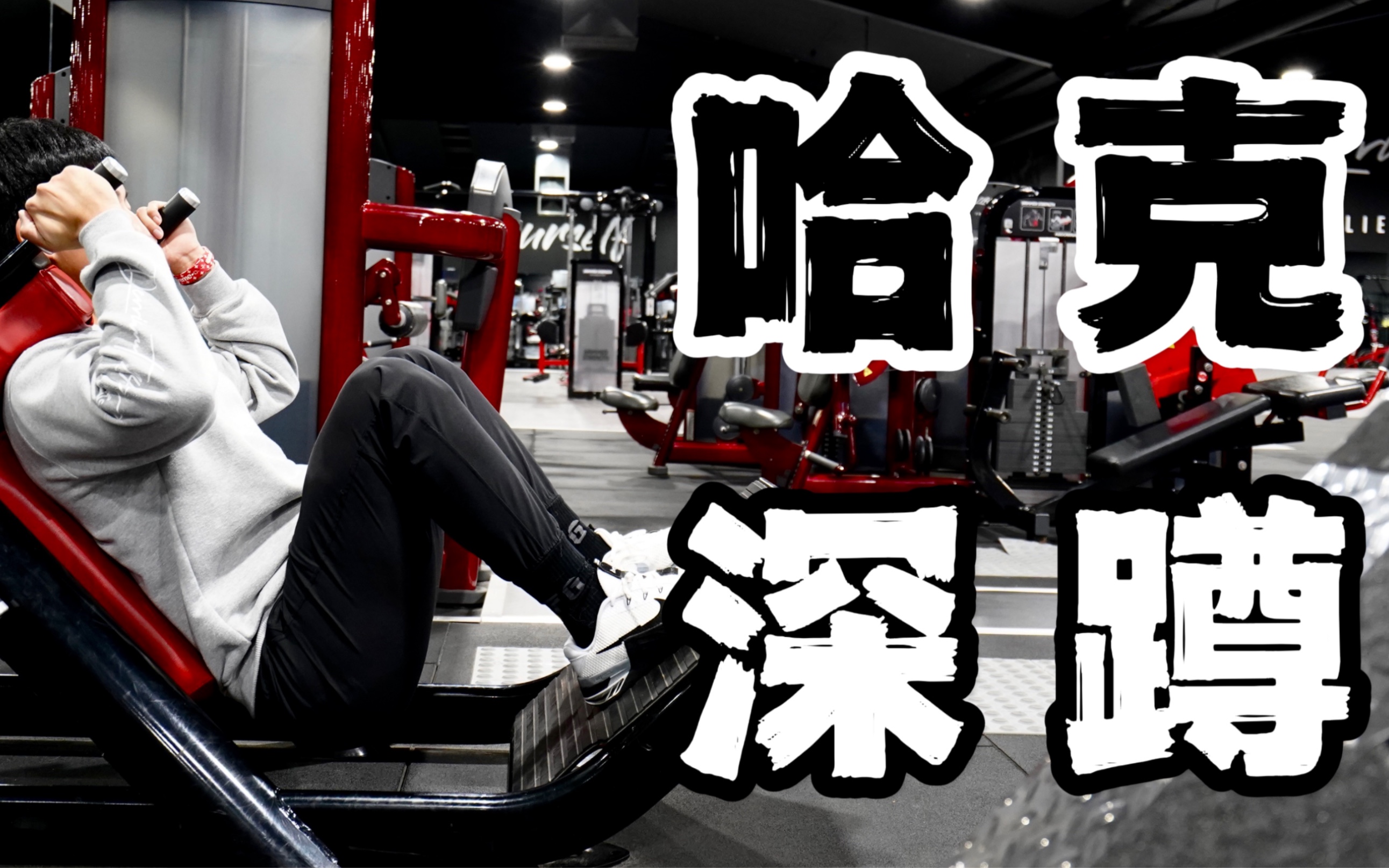 健身房指南｜练腿动作教学｜哈克深蹲 保姆级讲解 哔哩哔哩