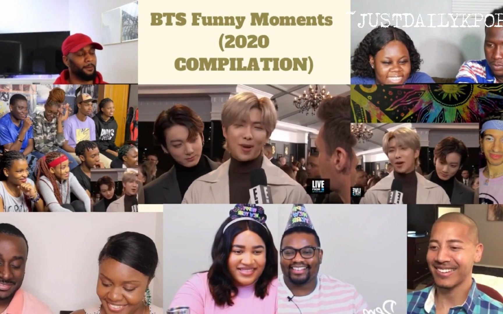 BTS Funny Moments 2020 COMPILATION REACTION MASHUP_哔哩哔哩_bilibili