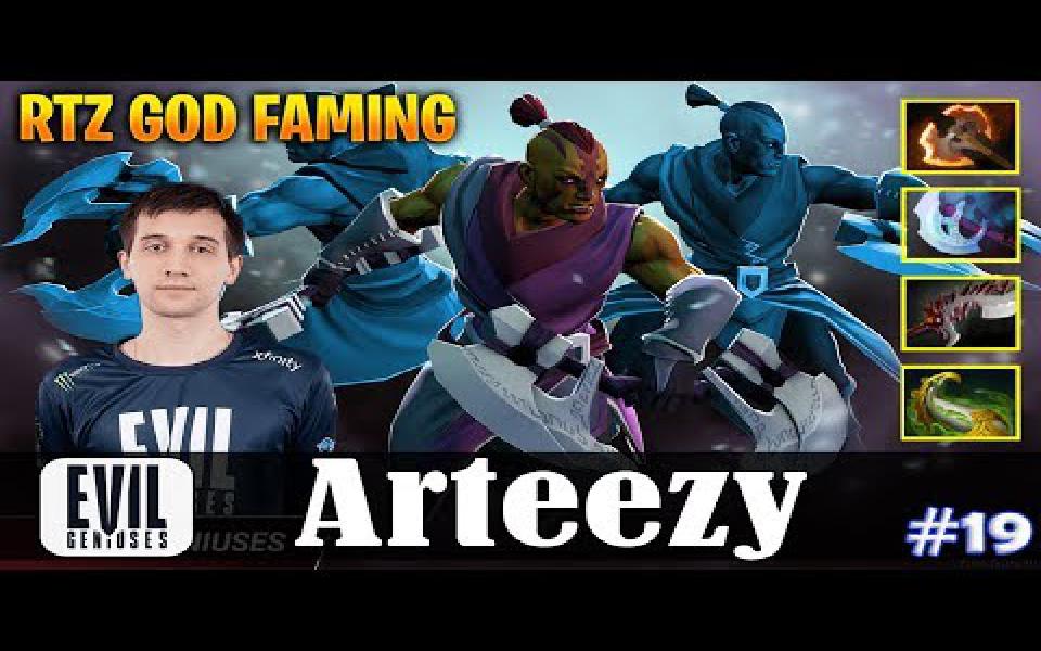 Arteezy - Anti-Mage Safelane | RTZ GOD FARMING | Dota 2 Pro MMR ...