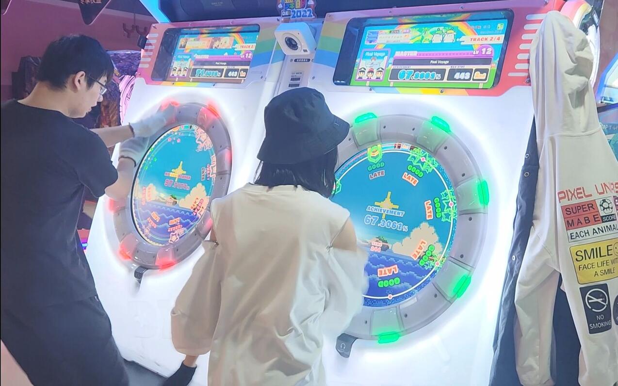 maimai PiNK和maimai GreeN拼机 - 哔哩哔哩