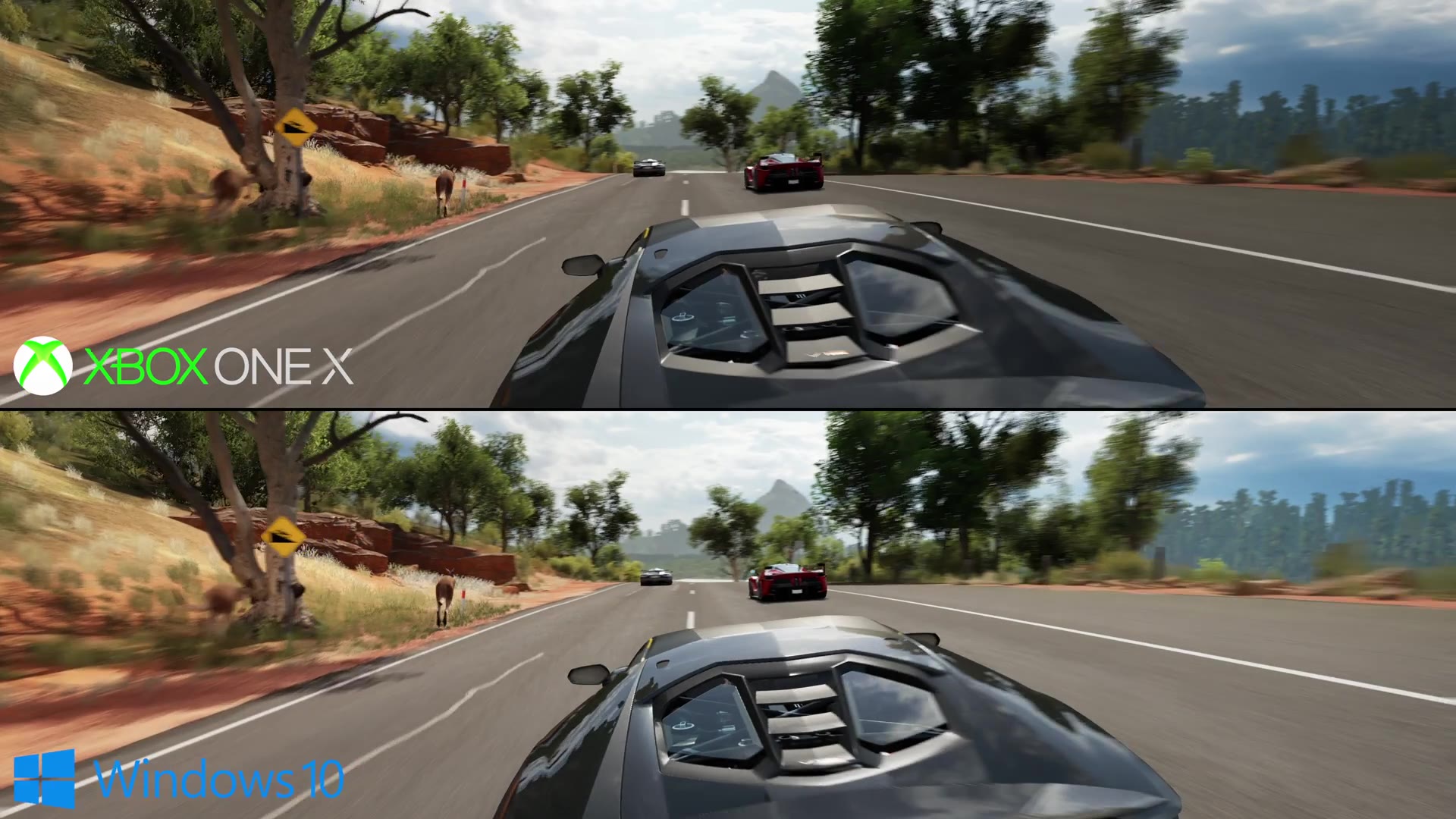 Forza Horizon 3- Xbox One X vs PC Graphics Comparison + Frame-Rate Test ...