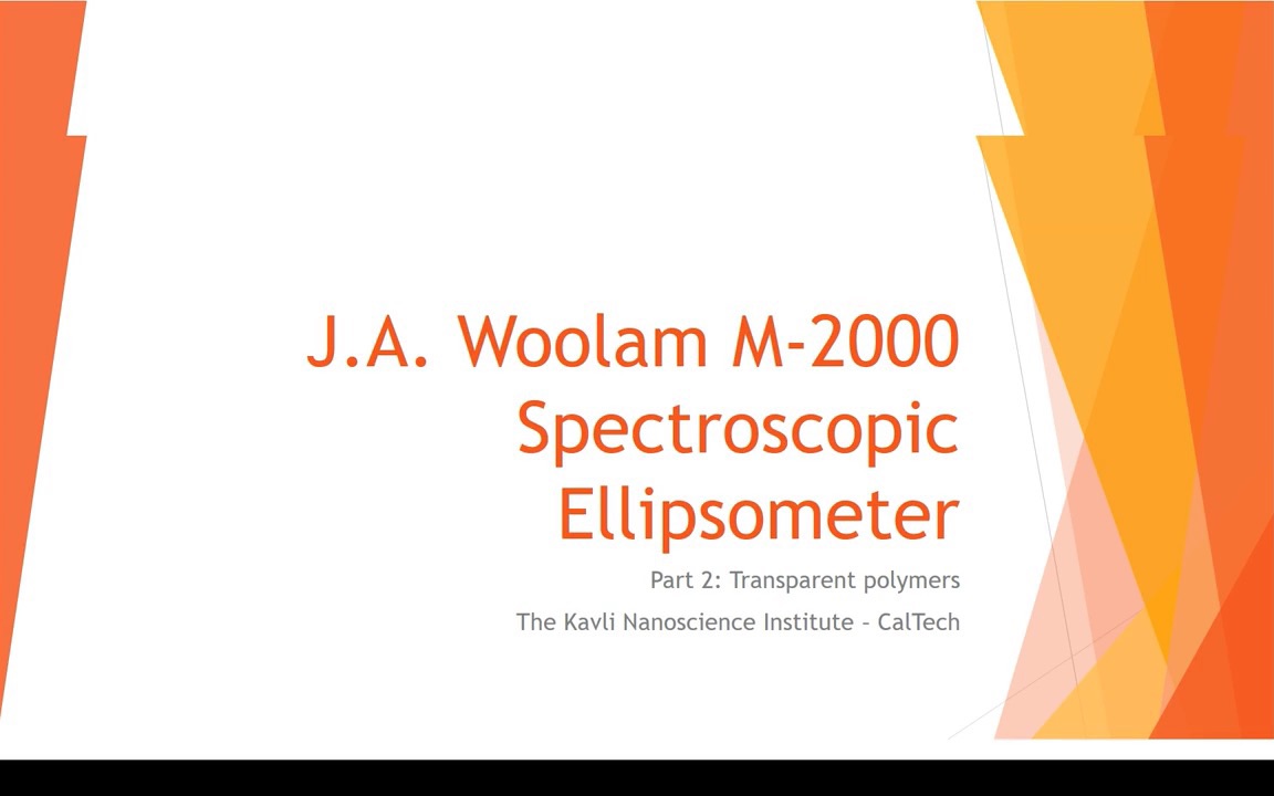 【英】光谱椭偏仪 | Ellipsometry&CompleteEASE Part1-Fitting basics for ...