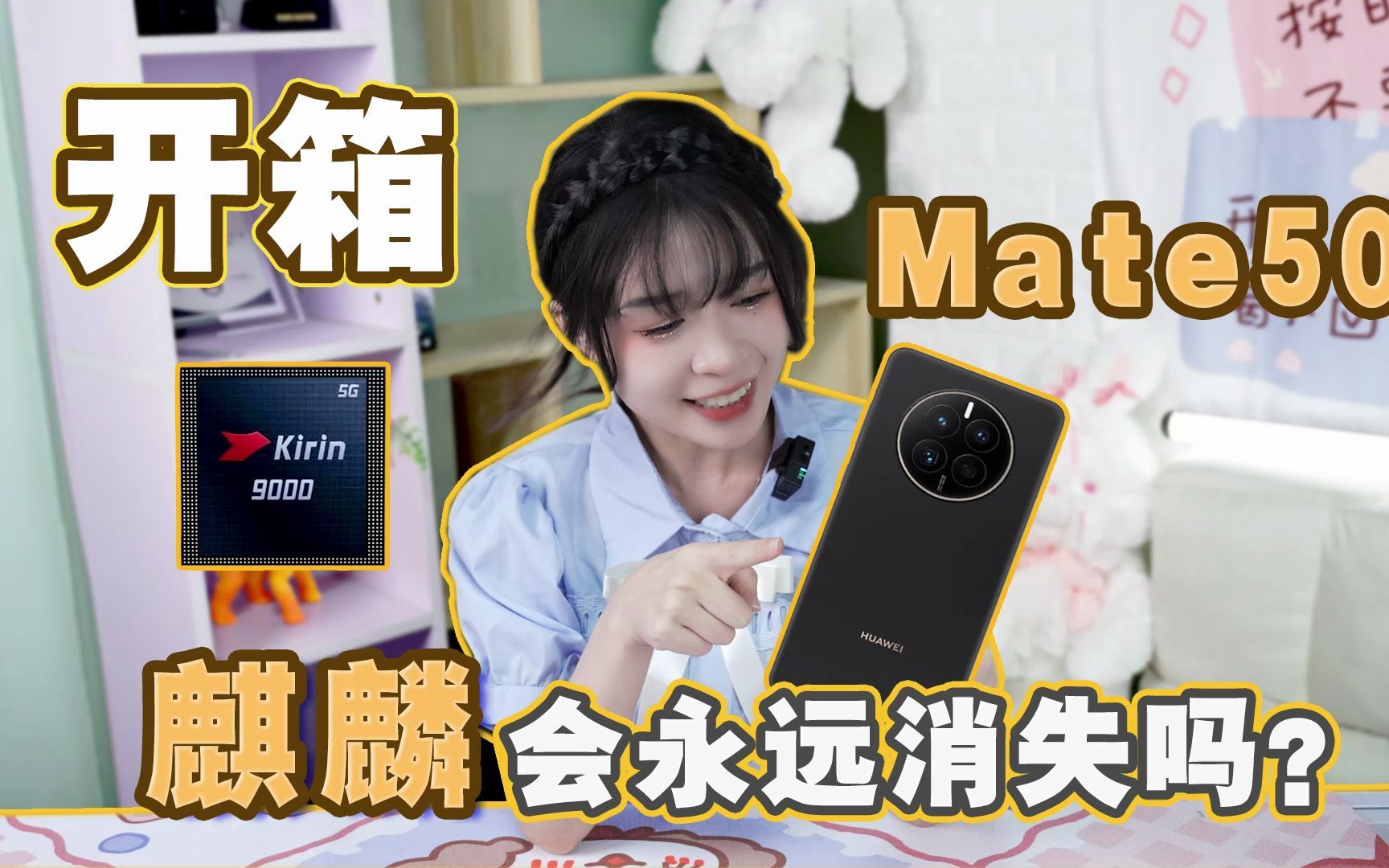 激活就要20w得公售版本mate50开箱，没有麒麟的华为还有灵魂吗？ - 哔哩哔哩