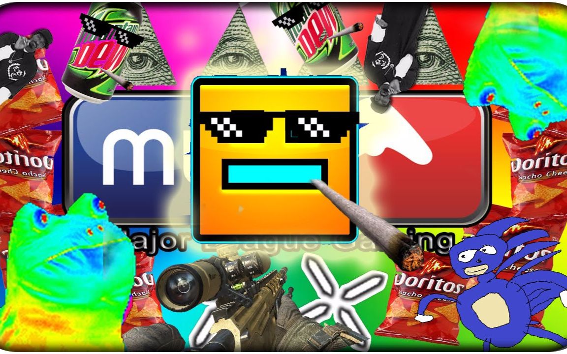 【几何冲刺】MLG Swag Circles 2_哔哩哔哩 (゜-゜)つロ 干杯~-bilibili