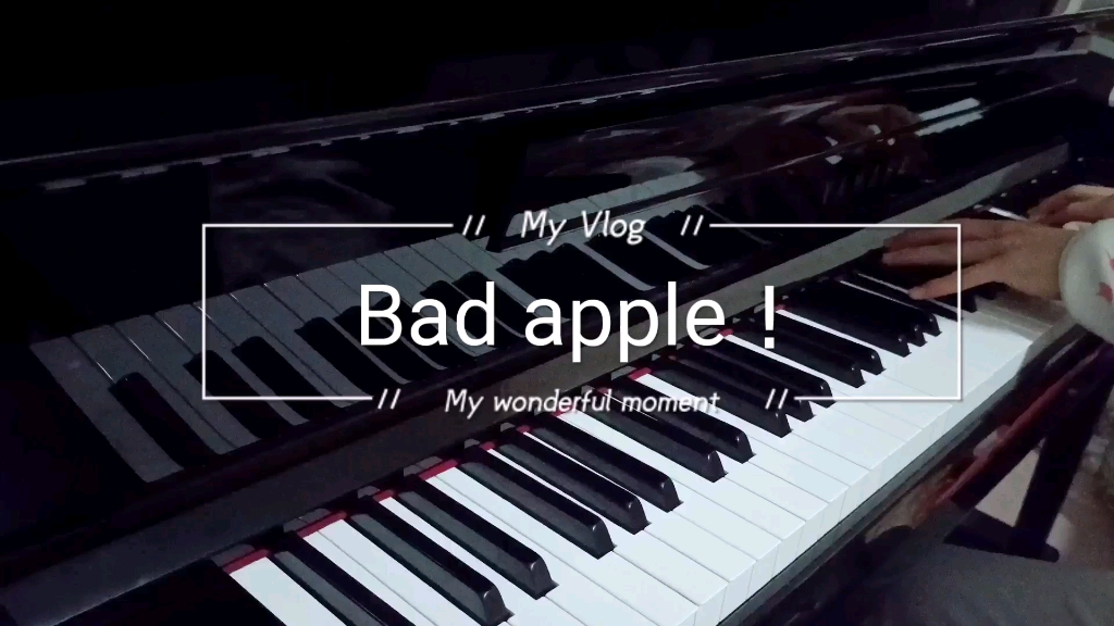 Bad apple！_哔哩哔哩_bilibili