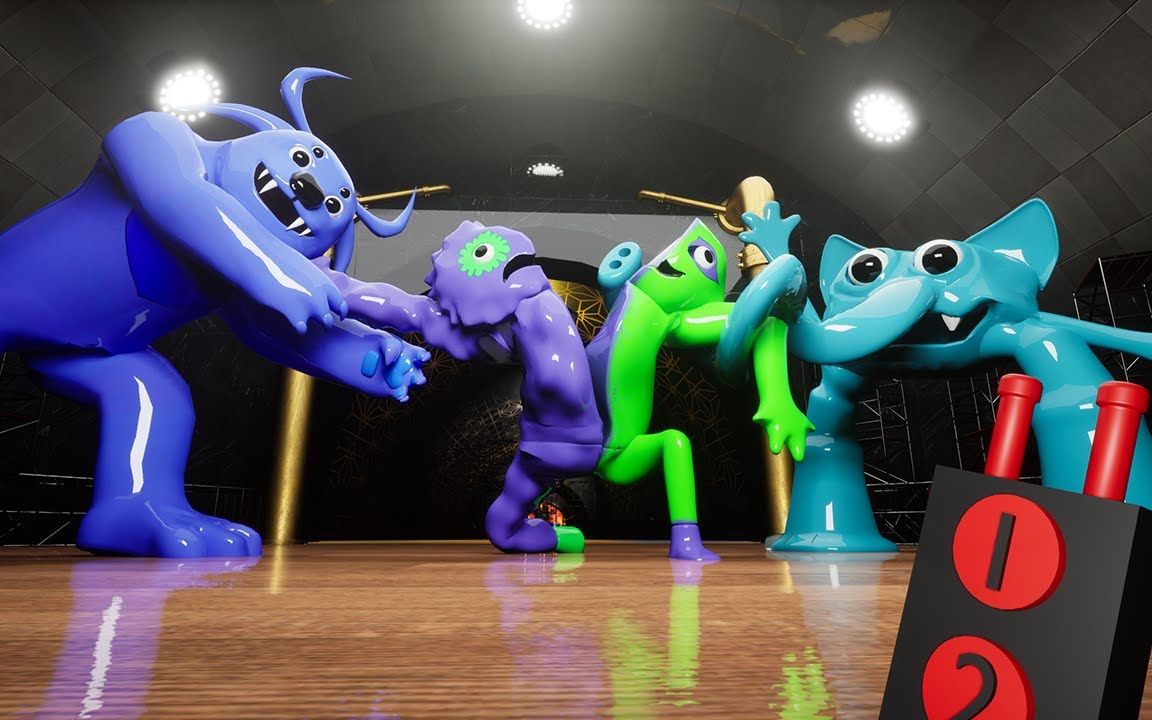 Garten of Banban 4 - SMILEY MILEY and Dr.Fluffypants fight with SAD ...