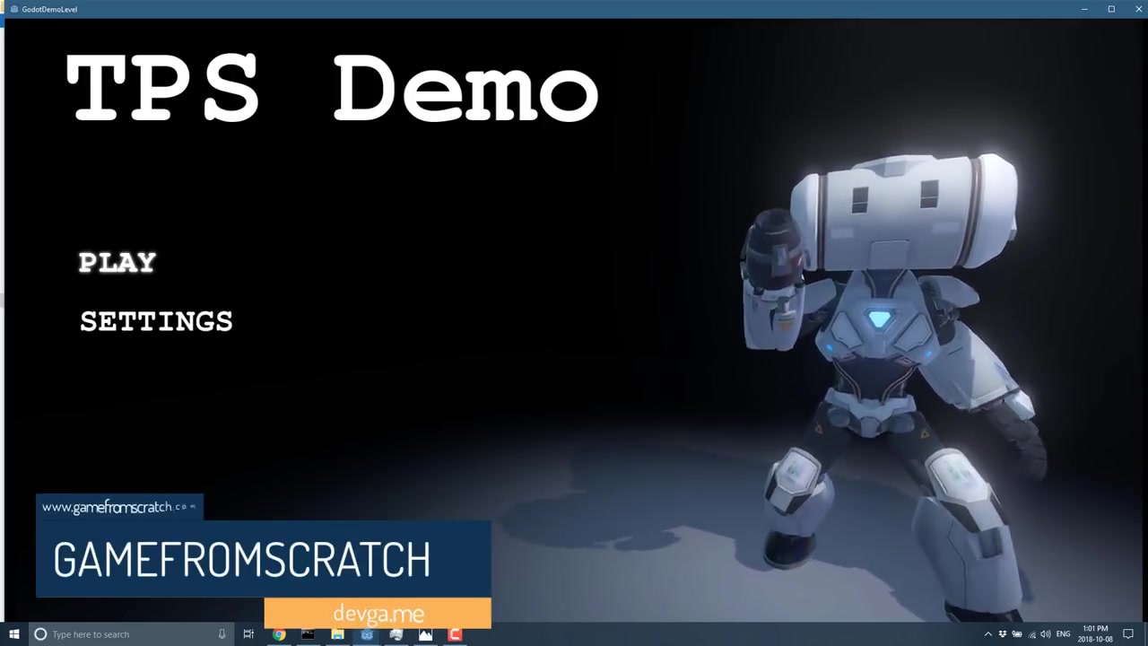 Godot游戏引擎开发的开源第三人称射击游戏（游戏源代码链接见简介）_哔哩哔哩_bilibili