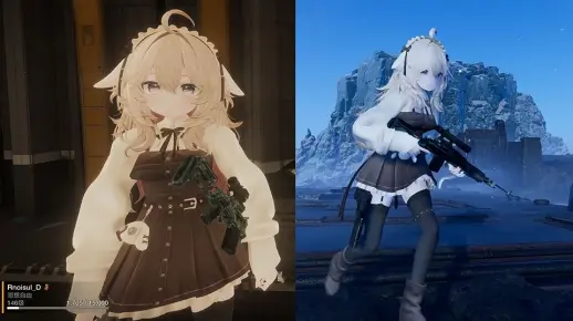 [绝地潜兵2mod]VRC_Chiffon-Casual bunny dress替换DP-40&DP-11民主中甲_哔哩哔哩bilibili