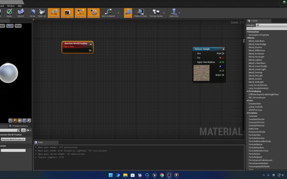 UE4材质节点_WorldPosition_哔哩哔哩_bilibili