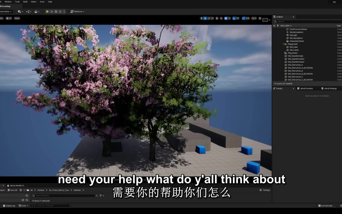 Unreal Engine 5 Nanite Trees_哔哩哔哩_bilibili