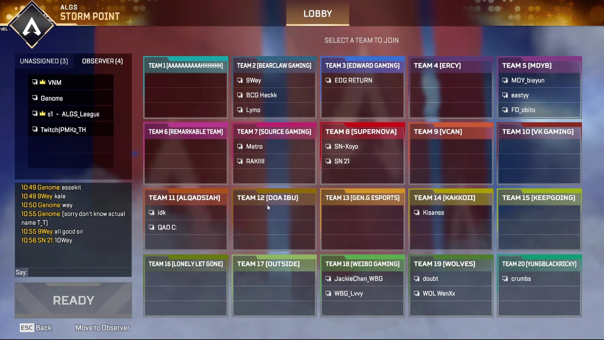 [APEX/ALGS] ALGS: 2025 Split 1 Pro League - APAC-South Day8 AvC 2025-06-07_哔哩哔哩bilibili