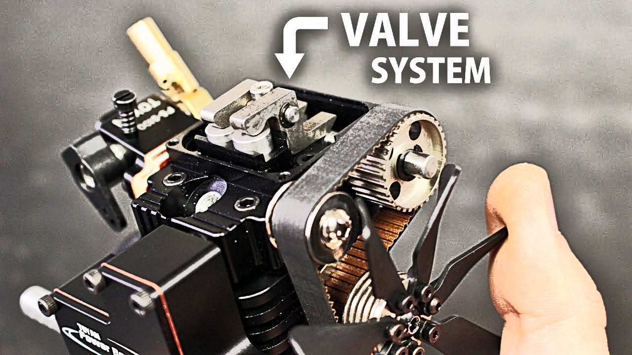 [搬] JohnnyQ90 组装和测试微型4冲程RC发动机_哔哩哔哩_bilibili