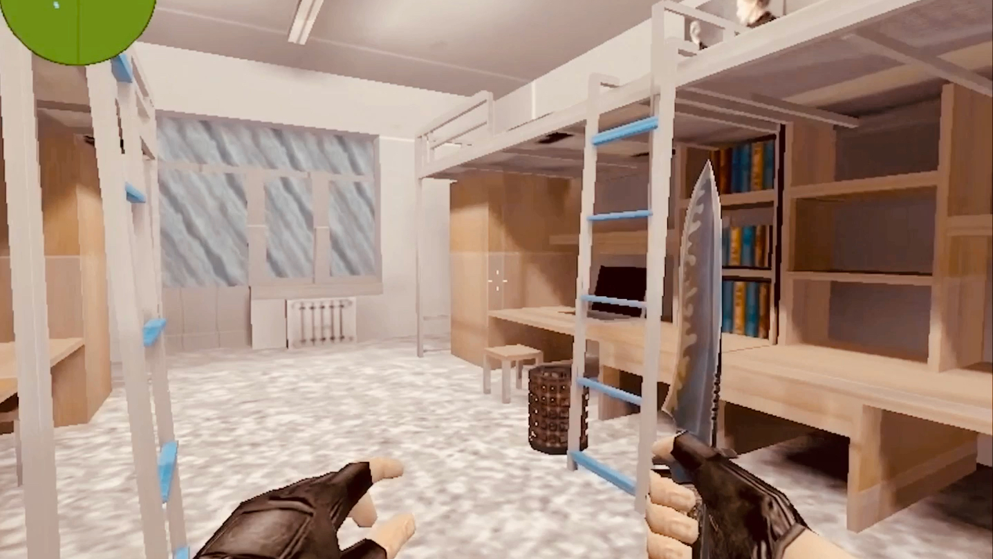 自制cs寝室地图，跳上床的一刹那，仿佛回到从前。_哔哩哔哩_bilibili