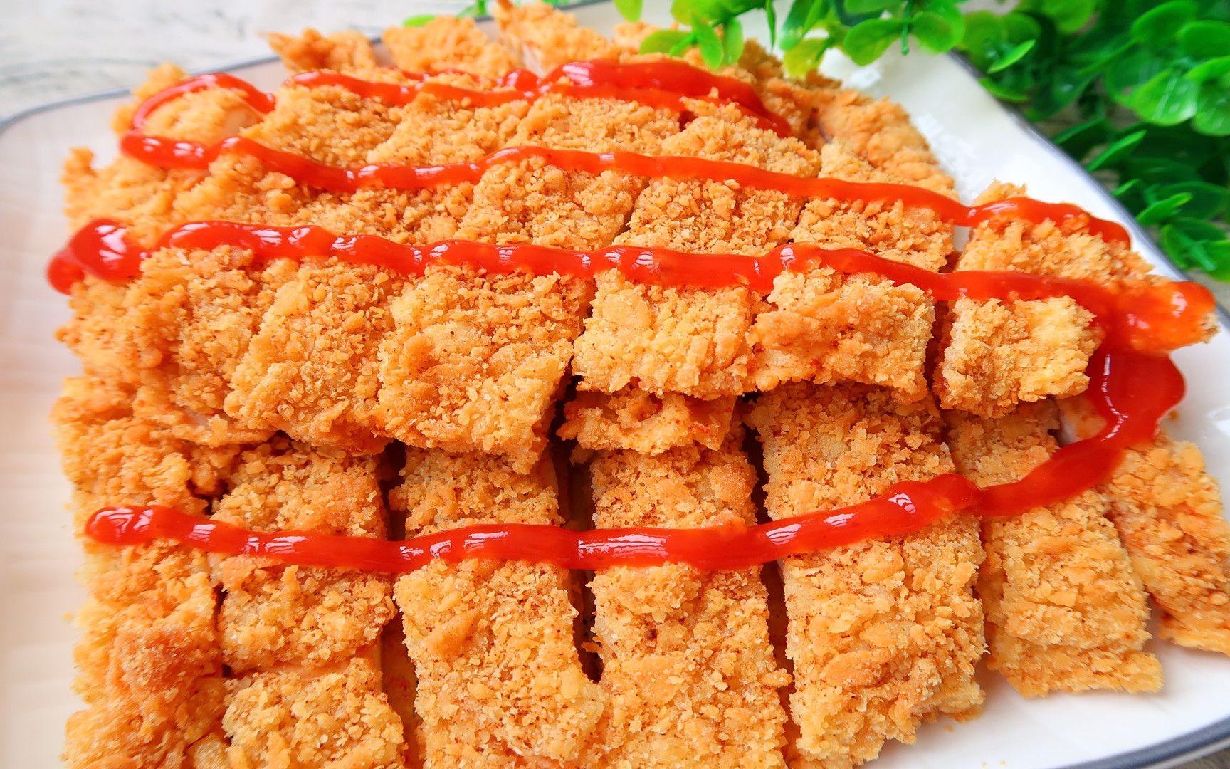 你想实现鸡排自由吗？来，我教你不用淀粉、不用面包糠，外脆里嫩真好吃 哔哩哔哩 