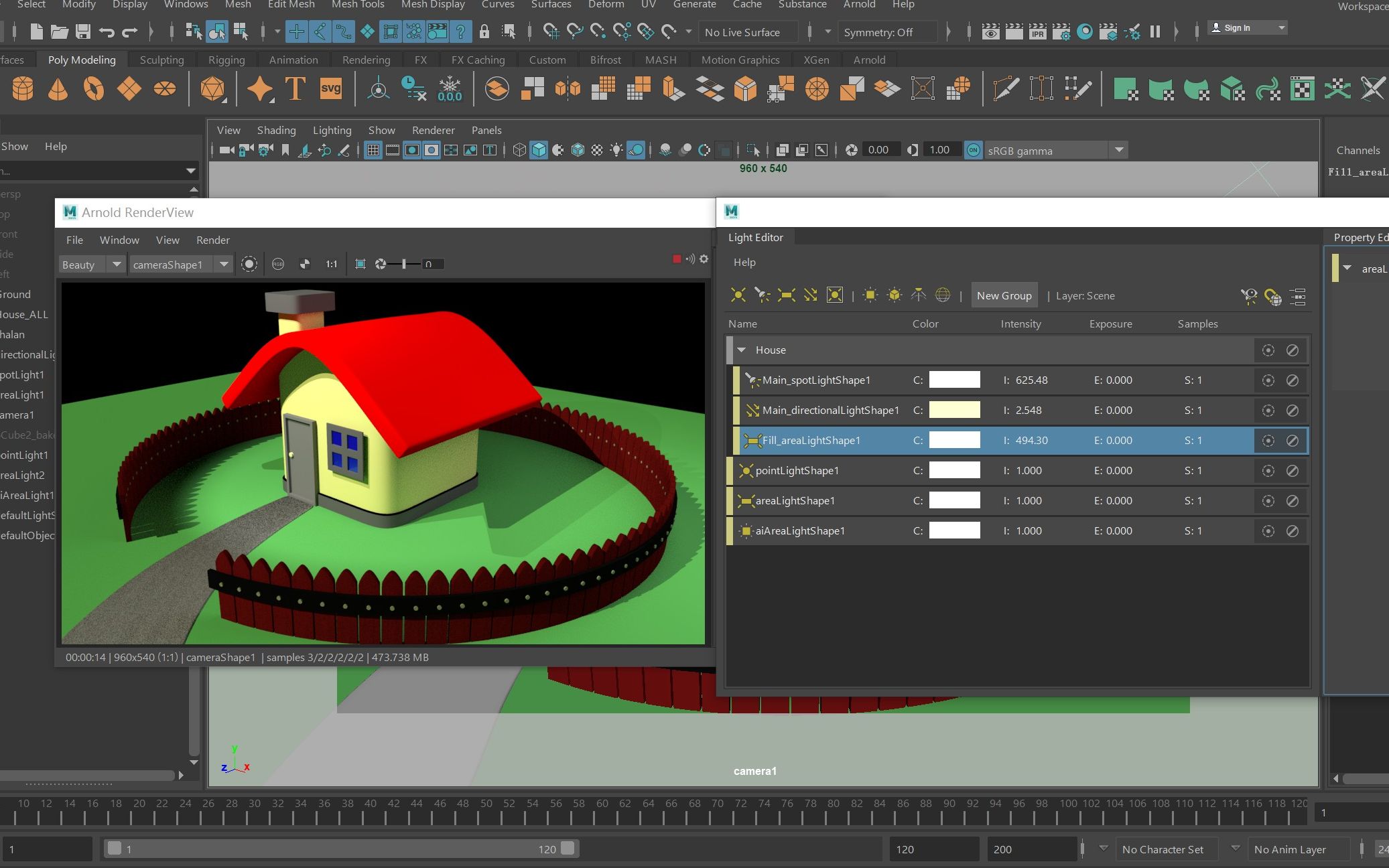 Maya教学：灯光编辑器(Light Editor)的使用方法_哔哩哔哩_bilibili