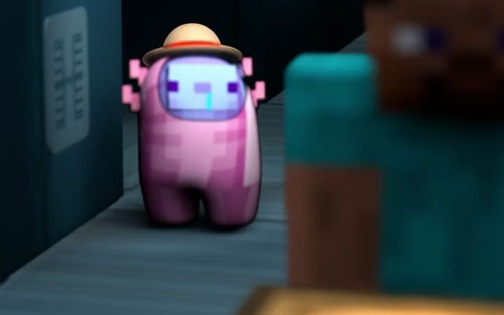 Among us skin Axolotl broke Nintendo Switch