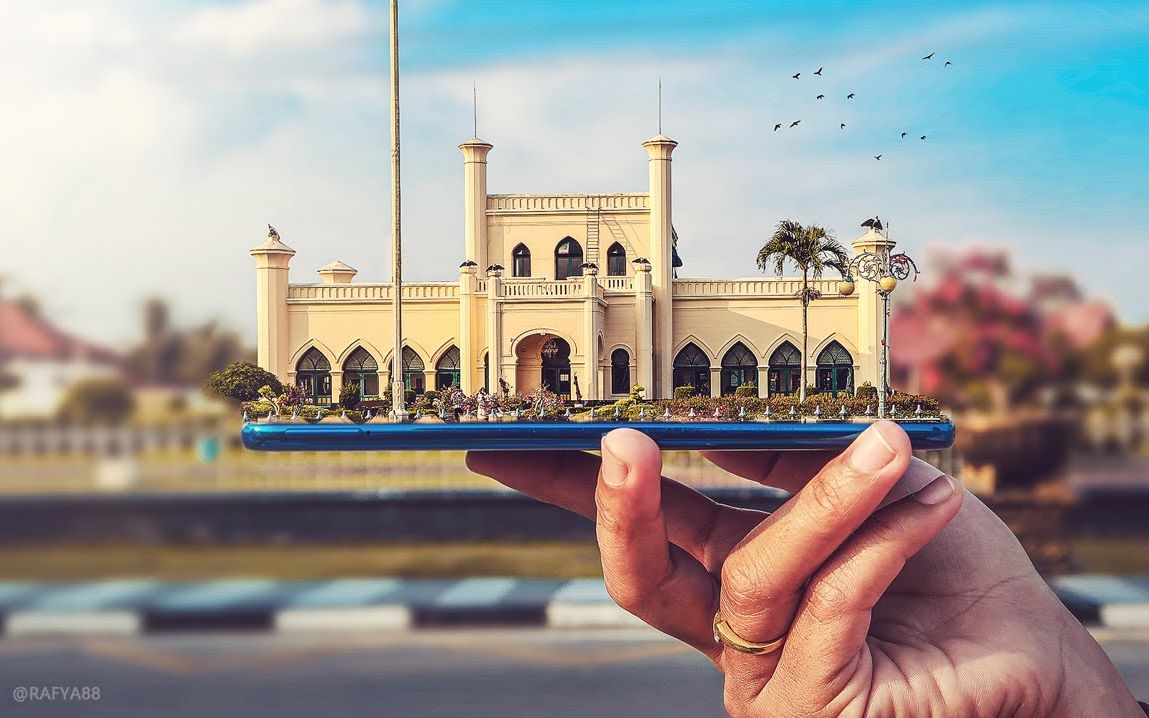 [Rafy - A] How to Edit 3D Building Illution Pop Out Photoshop Tutorial ...