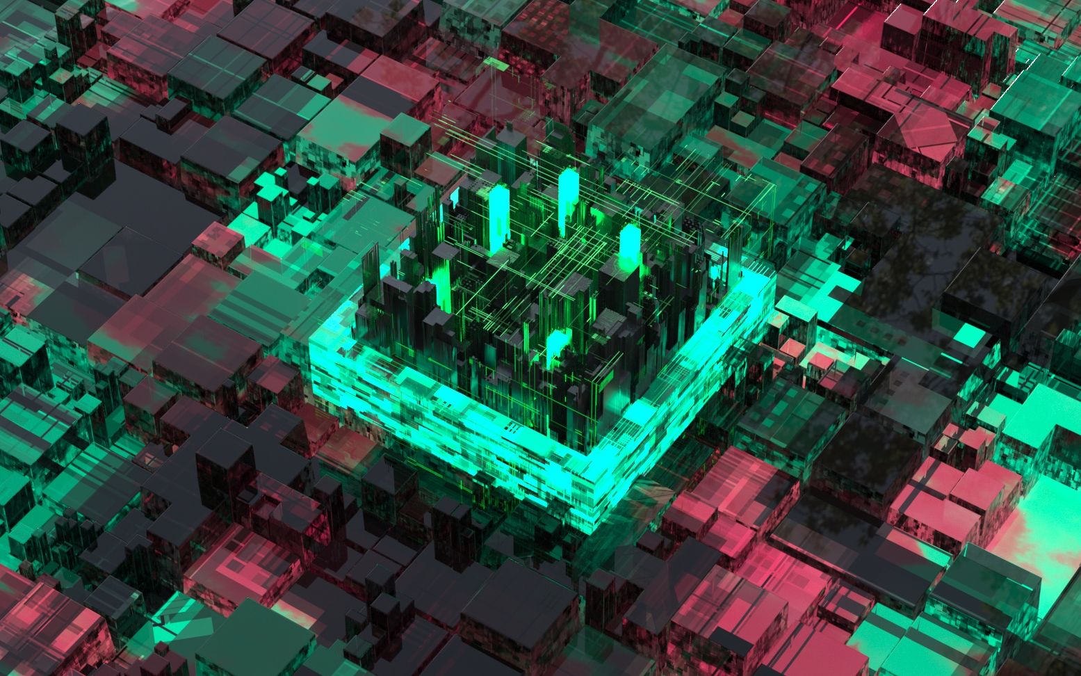 OctanerReder4.0渲染科技芯片/OC渲染/Oc4.0渲染/C4D芯片制作_哔哩哔哩_bilibili