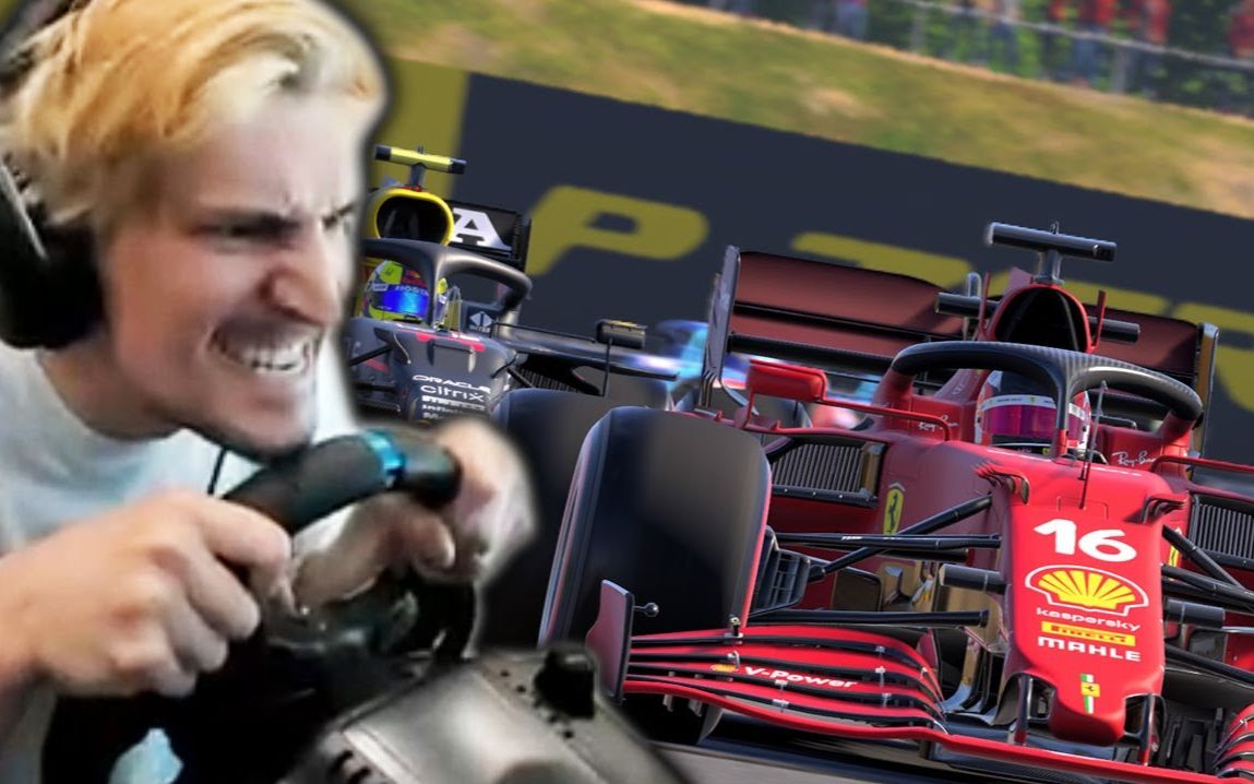 没有驾照的xQc玩F1 2021_单机游戏热门视频