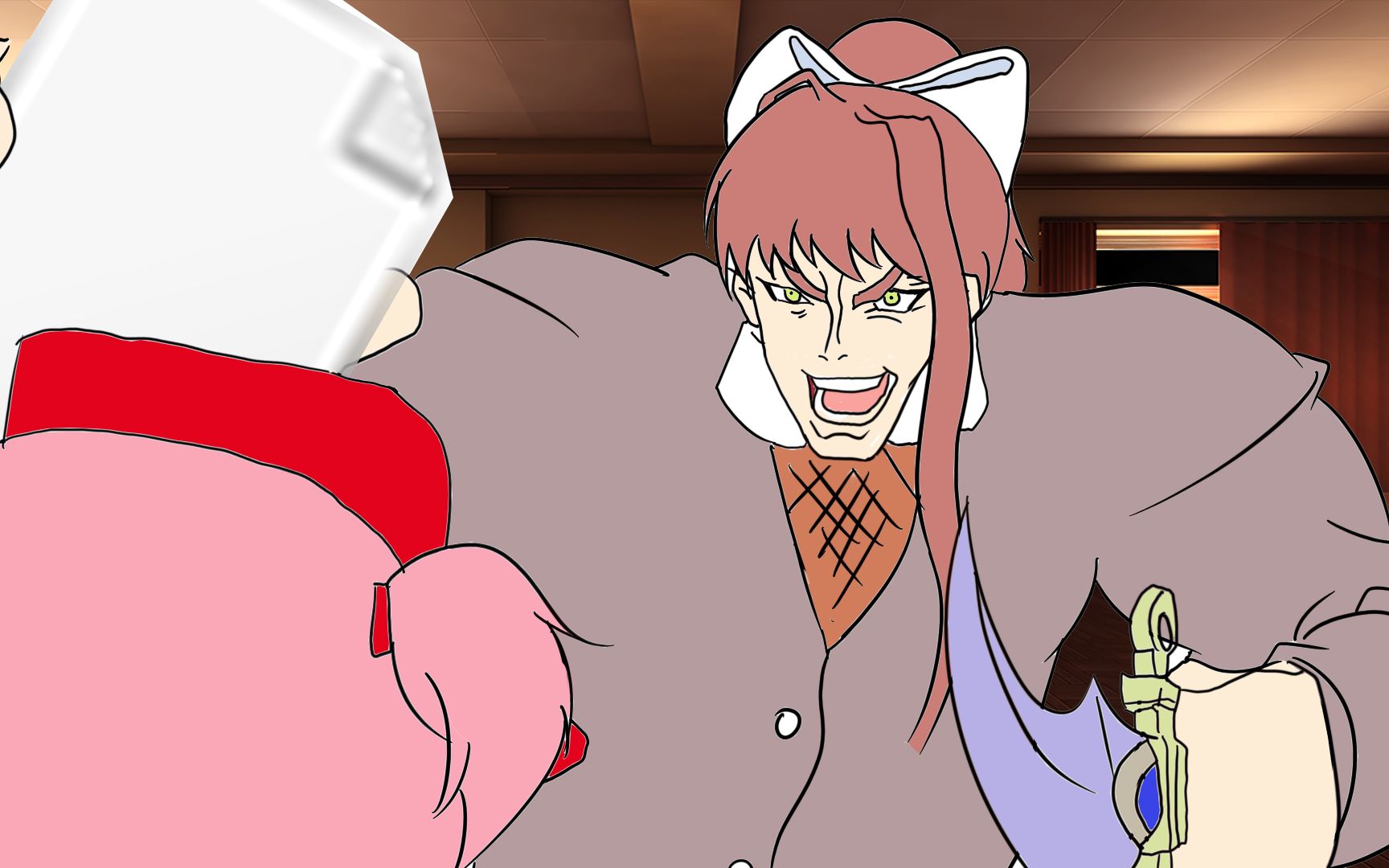 【DDLC】超越.chr的Monika_哔哩哔哩_bilibili