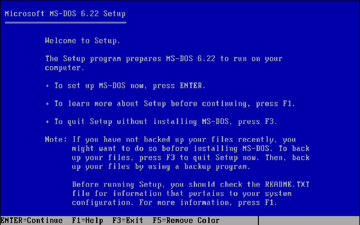 ms-dos 6.22安装教程_哔哩哔哩_bilibili