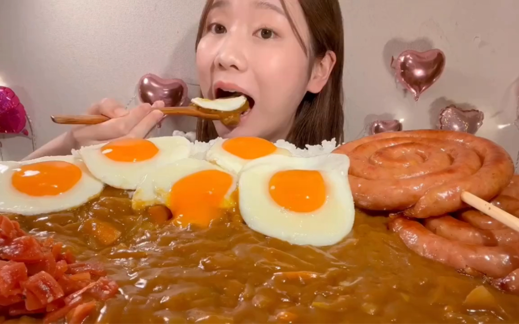 【MIYU】煎鸡蛋 咖喱饭-MIYUとLimei-MIYUとLimei-哔哩哔哩视频