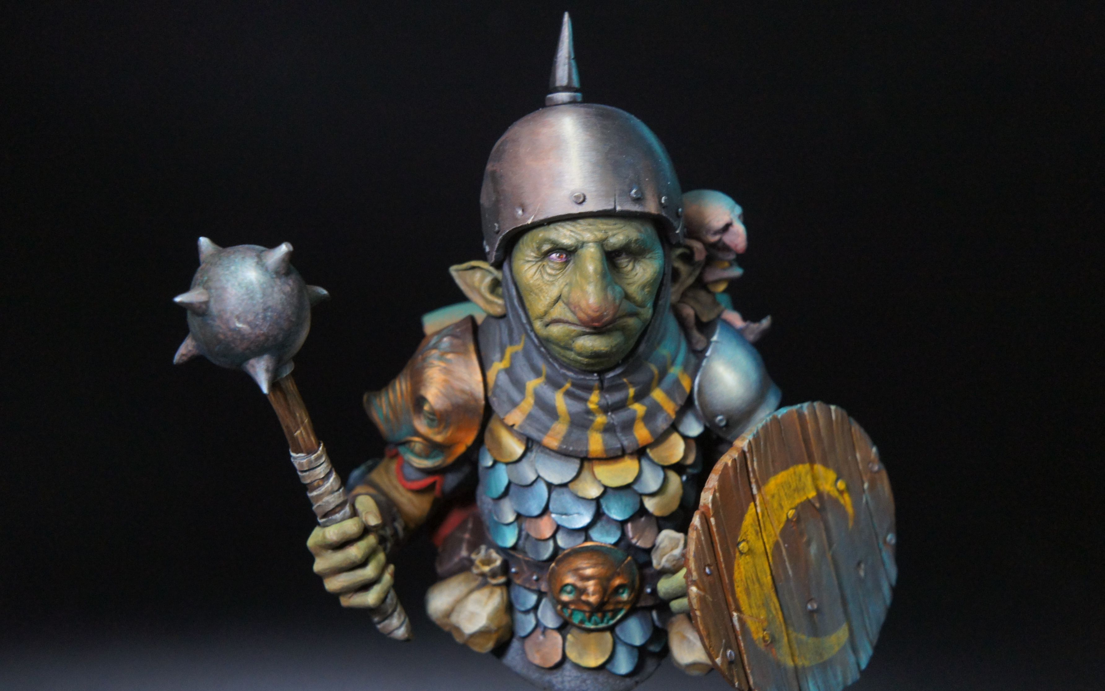 Mercenary goblin NMM盔甲 地精肤色_哔哩哔哩_bilibili